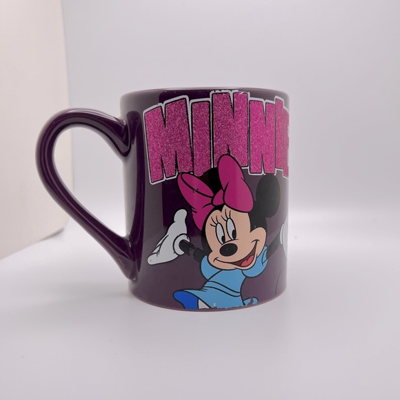 Disney | Dining | Vintage Disney Minnie Mouse Glitter Coffee Mug | Poshmark